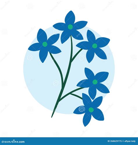 Aesthetic Flower Cluster Drawing Hand Drawing Minimalist Flower