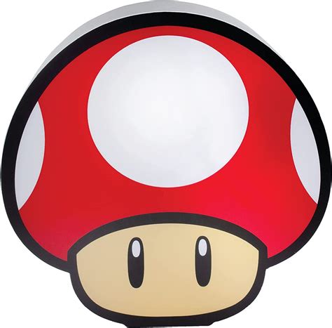 Nintendo Super Mario Super Mushroom Light In Box By Paladone 2d Lamp