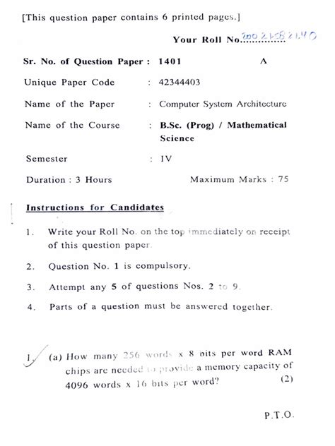 Csa Theory Paper1 Pdf