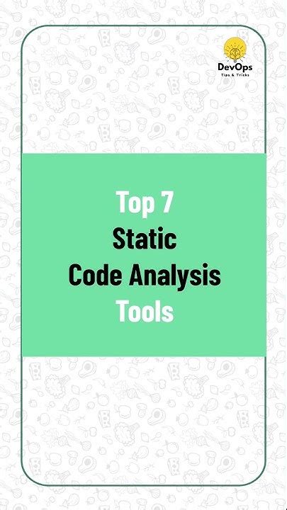 Top 7 Static Code Analysis Tools Devops K8s Shorts Youtube