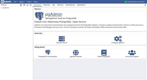 Управление базой данных Postgresql с помощью Pgadmin на Ubuntu