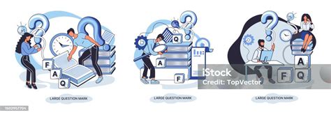 래지 물음표 문제 및 솔루션 개념 은유 질문 Faq 자주 묻는 도움말 개념에 대한 스톡 벡터 아트 및 기타 이미지 개념 결정 고객 서비스 담당자 Istock