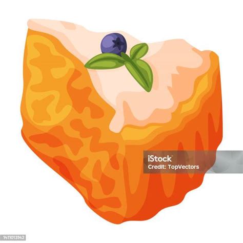 달콤한 크리미 필링과 쇼트 크러스트 패스트리 벡터 일러스트 레이 션으로 구운 파이의 컷 피스 그릇에 대한 스톡 벡터 아트 및 기타 이미지 Istock