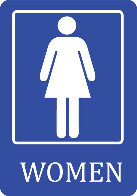 Womens Bathroom Sign Printable Web Print The Women Bathroom Signs Free
