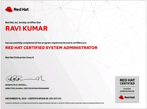 ravi kumar on linkedin rhcsa redhatcertification rhce 10 comments