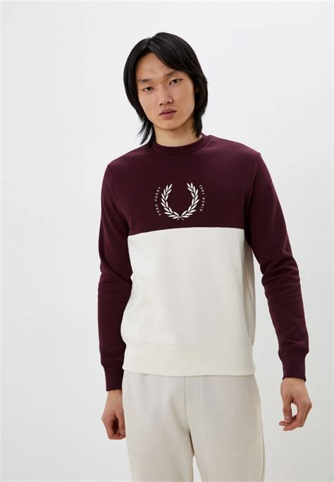 Свитшот Fred Perry, цвет: бордовый, RTLACG217401 — купить в интернет ...