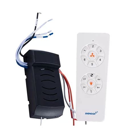 Multifunctional Plastic LED Indicator Light RF PCB Fan Remote Control 50Hz 60Hz And RF Control