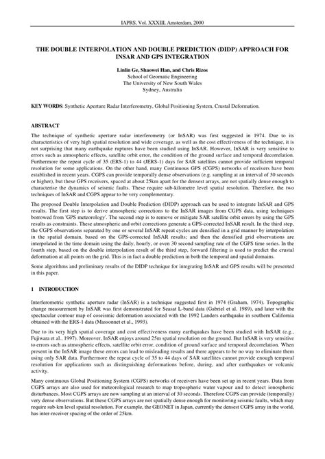 Pdf The Double Interpolation And Double Prediction Didp Approach