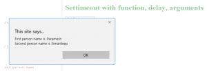 JavaScript SetTimeout How Does SetTimemethod Work In JavaScript
