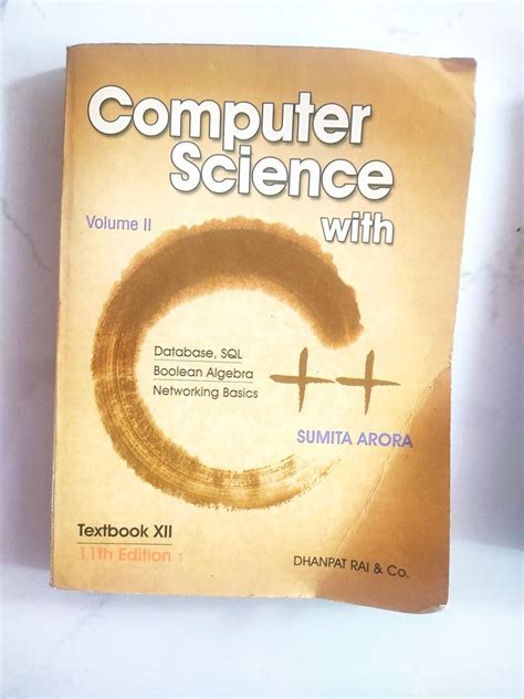 Books Textbooks Sumita Arora Computer Science C Book Class 12