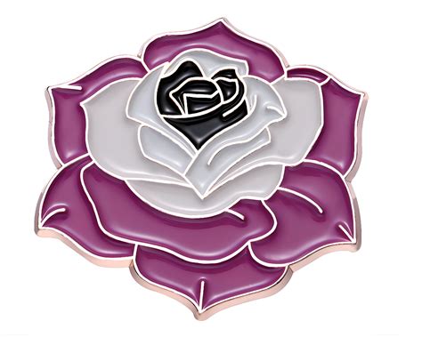 Flower Asexual Pin Proud Lgbt V2