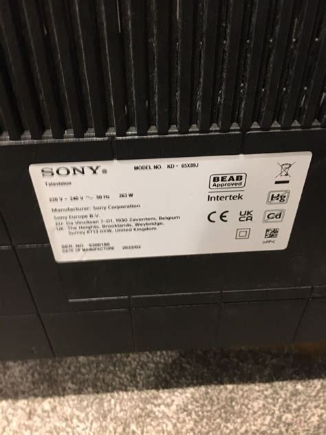 Sony KD-65X89J 65" 4K LED Smart TV 4548736125582 | eBay