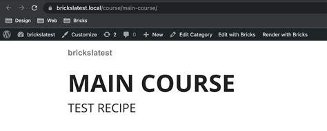 Solved Custom Taxonomy Archive Page How To Bricks Community Forum
