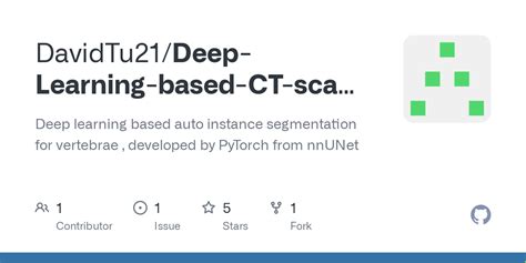 Github Davidtu21deep Learning Based Ct Scan Vertebrae Segmentation