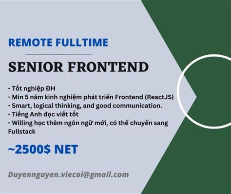 Duyen Nguyen On Linkedin Remote Senior Frontend Dev Crypto