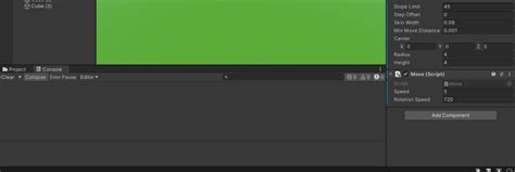 unity says character controller inactive when step offset is more than
