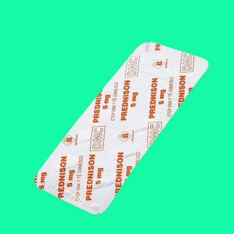 Thuốc Prednison 5mg Là Thuốc Gì Giá Bao Nhiêu Mua ở đâu