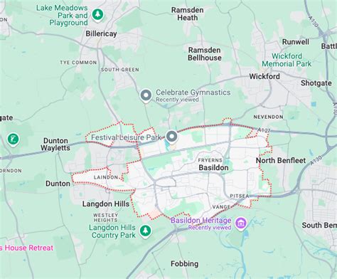 Maps Basildon Heritage