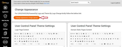 OVIPanel Change Appearance