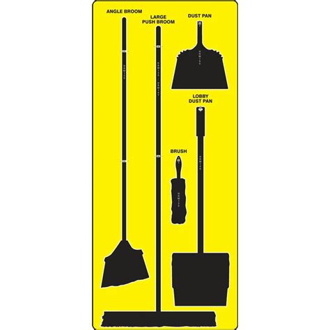 Safety Products Inc Clean And Sweep Store Boards™ Ultra Aluma Lite™