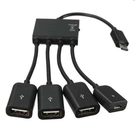 Jual Kabel Connector Sambungan Micro Usb To Usb Cabang 4 In 1 Data