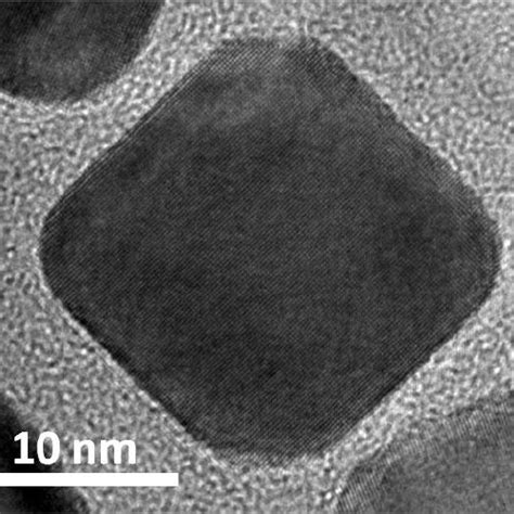 Figure S3 Hrtem Image Of Pd Cubes Download Scientific Diagram