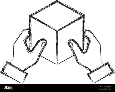 Cube Shape Design Stock Vector Image And Art Alamy