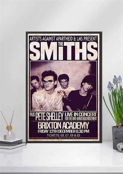 The Smiths 1986 The Final Concert Poster The Smiths Poster Sold By