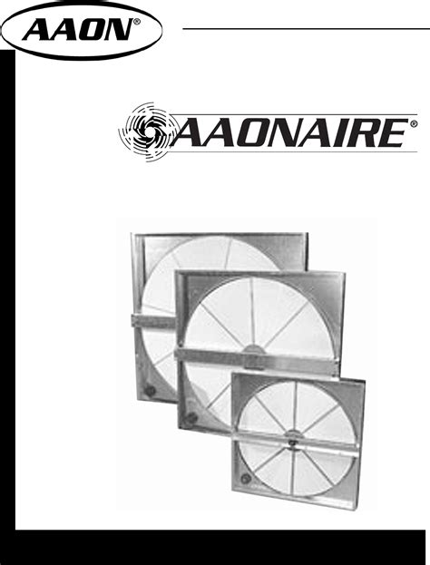 Aaon RK Series User Manual Download Pdf