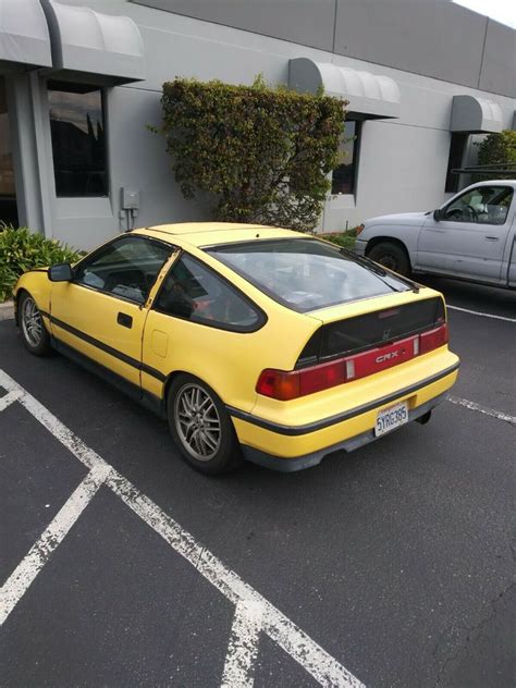 1989 Honda Crx Si And Parts Car For Sale