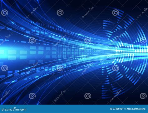 Abstract Vector Digital Future Technology Background Illustration Stock Vector Image 57466951