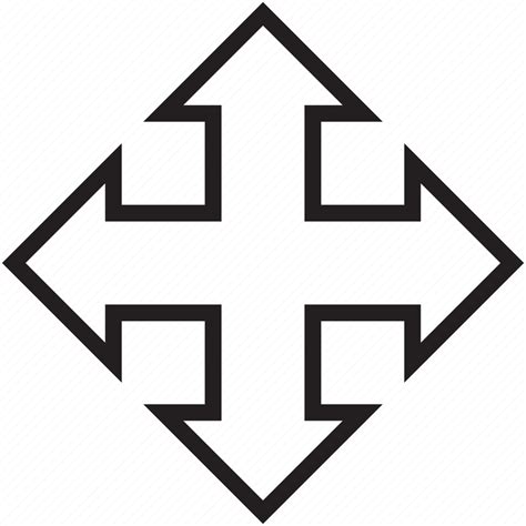 Four Arrows Media Option Move Arrows Move Selection Selection Arrows Icon Download On