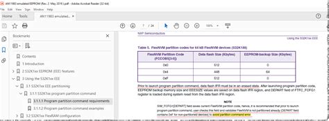 S32k144 Eeprom Partition Error Nxp Community
