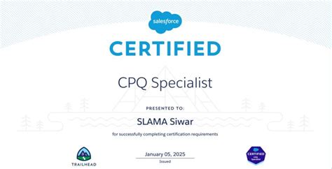 Salesforce Salesforcecpq Certification Cpq Energyindustry