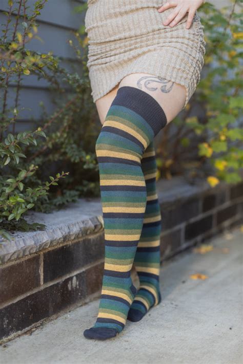 Oasis Stripes Extraordinary Thigh High Sock Dreams