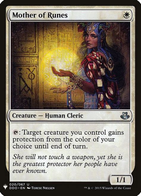 Magic The Gathering The List Single Card Uncommon Mother Of Runes Ddo