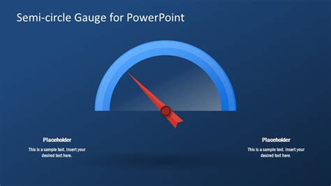 Editable Semi Circle Gauge For Powerpoint Slidemodel