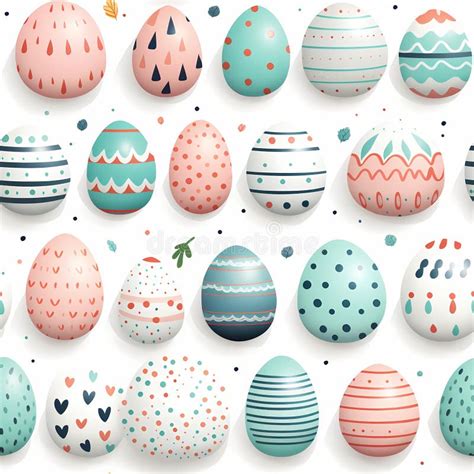Cute Easter Egg Illustration For Easter Day Element Stock Illustration Illustration Of