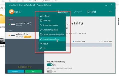 Лучшие программы для работы с файловой системой Btrfs в Windows
