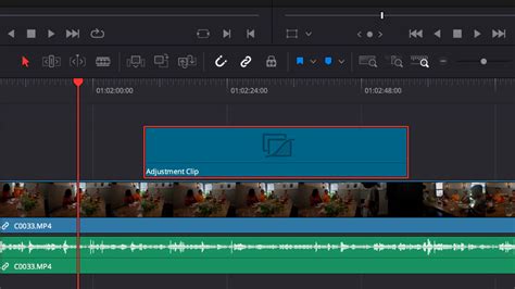 Create Punch Ins In DaVinci Resolve With Adjustment Clips