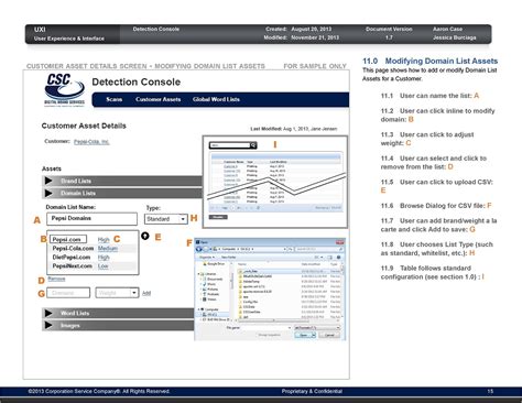 UX Detection Console UXI Spec Presentation On Behance