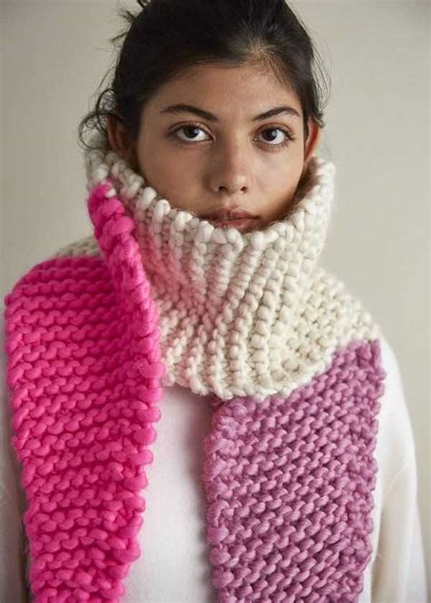 Cozy And Free Chunky Scarf Knitting Patterns