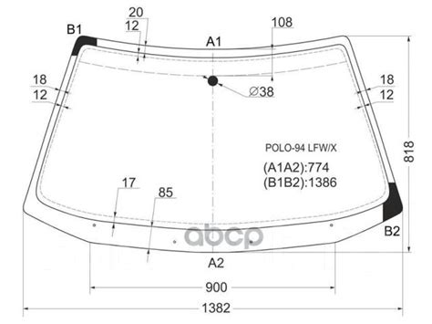 Стекло Лобовое Volkswagen Polo 94-01, переднее XYG POLO94LFWX купить в ...