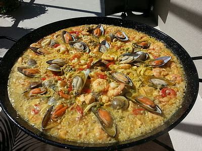 Free Photo Paella Lena Mixed Valencia Seafood Shrimp Prawn Hippopx