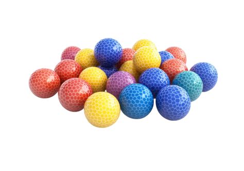 Colorful Rubber Bouncing Balls In A Random Cluster Isolated On A