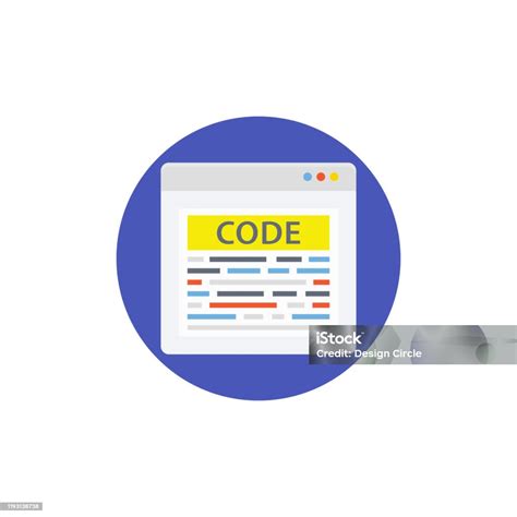 Source Code Vector Icon Stock Illustration Download Image Now