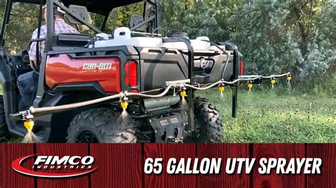 The Fimco 65 Gallon Utv Sprayer 45 Gpm 7 Nozzle Is Designed To Work