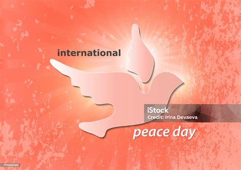 세계 평화의 날 포스터 평화의 비둘기의 개념 전쟁없는 자유와 평화의 상징 개념에 대한 스톡 벡터 아트 및 기타 이미지 개념 날기 낮 Istock