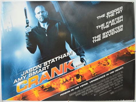 Crank” Original Quad Poster Film Poster Movie Poster Pastposters