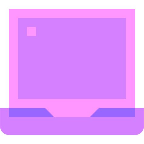 Laptop Basic Sheer Flat Icon